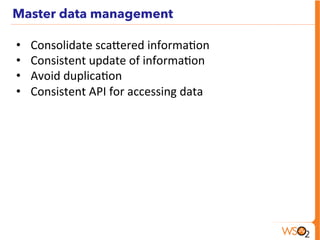 Master Data Management using WSO2 Platform | PDF | Databases | Computer Software and Applications