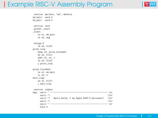 Design of Superscalar Dual-Issue RISC-V Processor | PDF