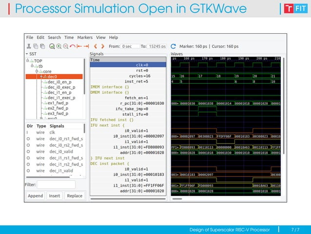 Design of Superscalar Dual-Issue RISC-V Processor | PDF