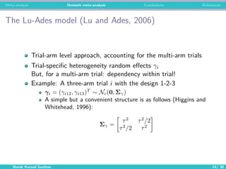 Network meta-analysis with integrated nested Laplace approximations | PDF
