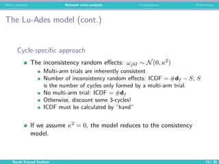 Network meta-analysis with integrated nested Laplace approximations | PDF