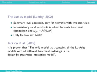 Network meta-analysis with integrated nested Laplace approximations | PDF