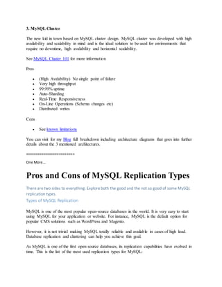 Master master vs master-slave database | PDF