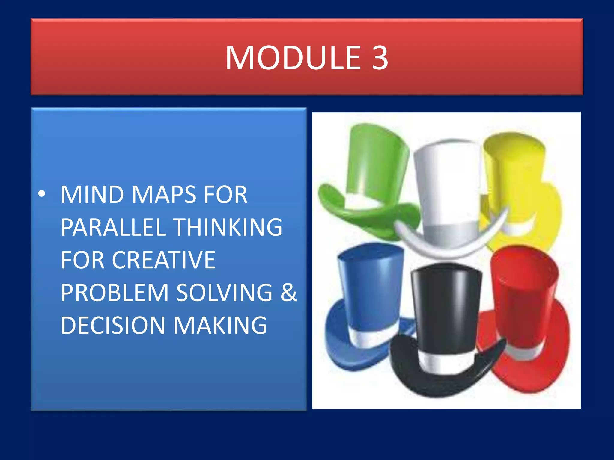 Mind Map Way to Creative Thinking & Decision Making | PPTX