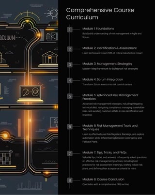 Master Risk Management in Scrum - Online Course | PPT