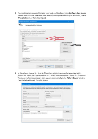 Master slave control in gridview | DOCX