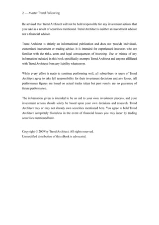 Master trend-following | PDF