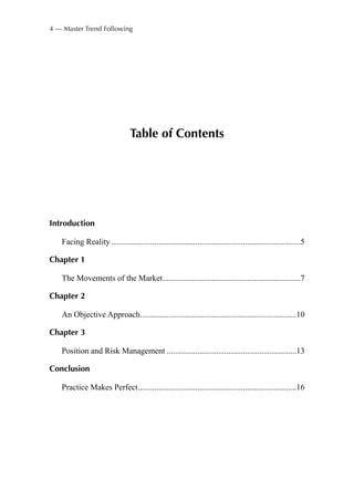 Master trend-following | PDF