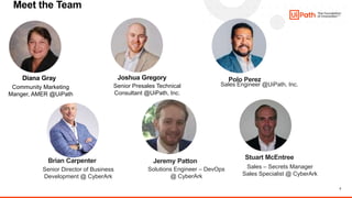 Secure your environment with UiPath and CyberArk technologies - Session ...