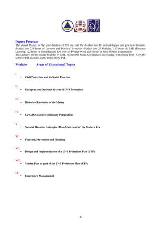 Master 1 emergency manager of civile protection emcp eng | PDF | Professional School ...