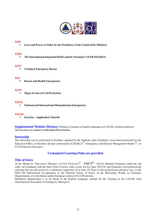 Master 1 emergency manager of civile protection emcp eng | PDF ...