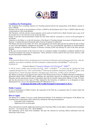 Master 1 emergency manager of civile protection emcp eng | PDF ...