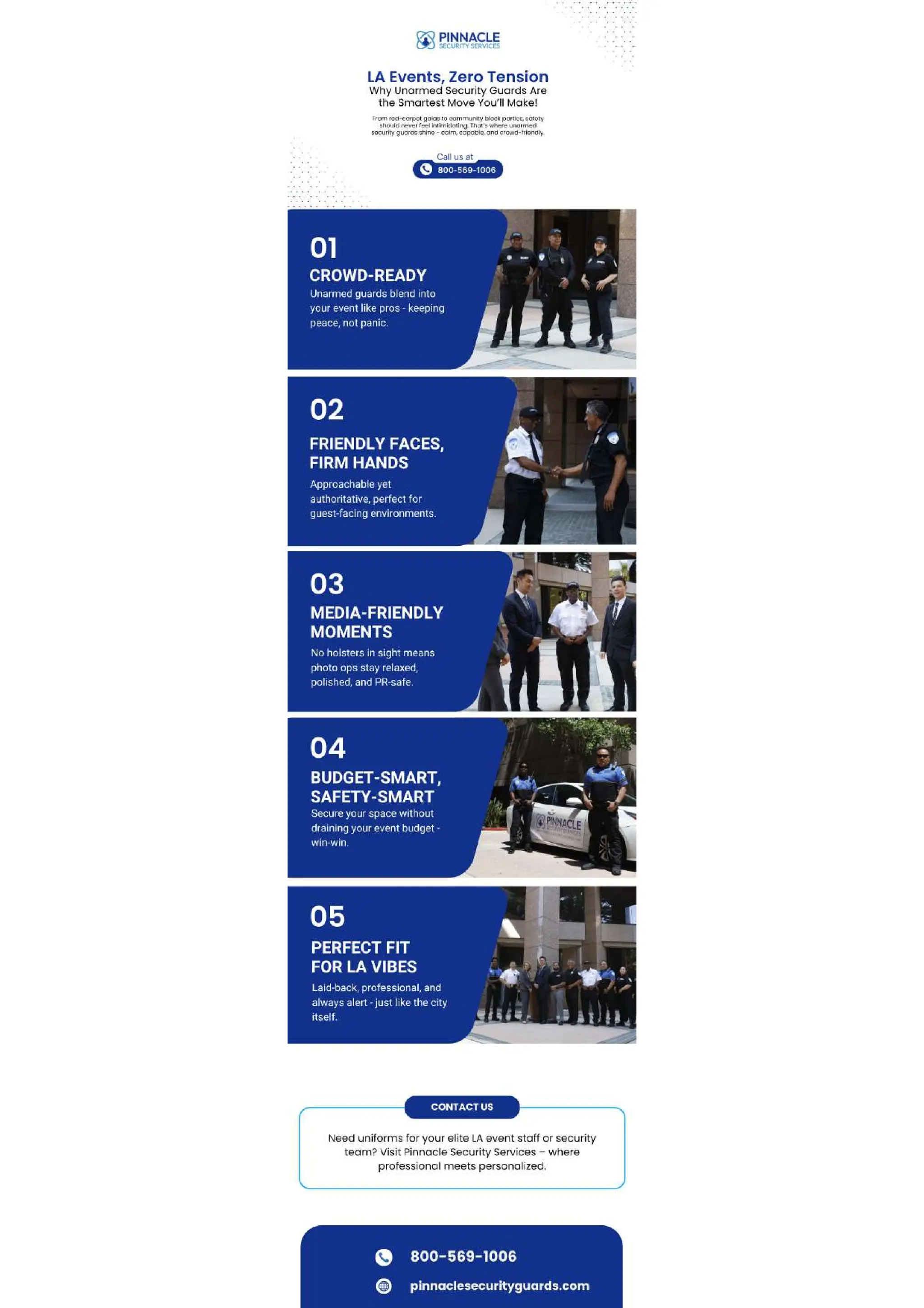 LA Events, Zero Tension: Why Unarmed Security Guards Are the Smartest ...