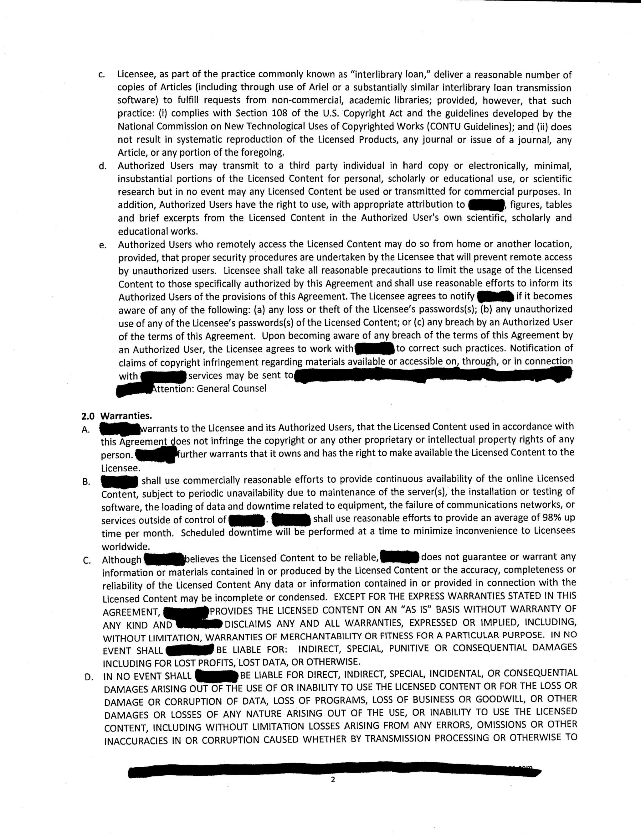 Sample - Completed Master Agreement | PDF