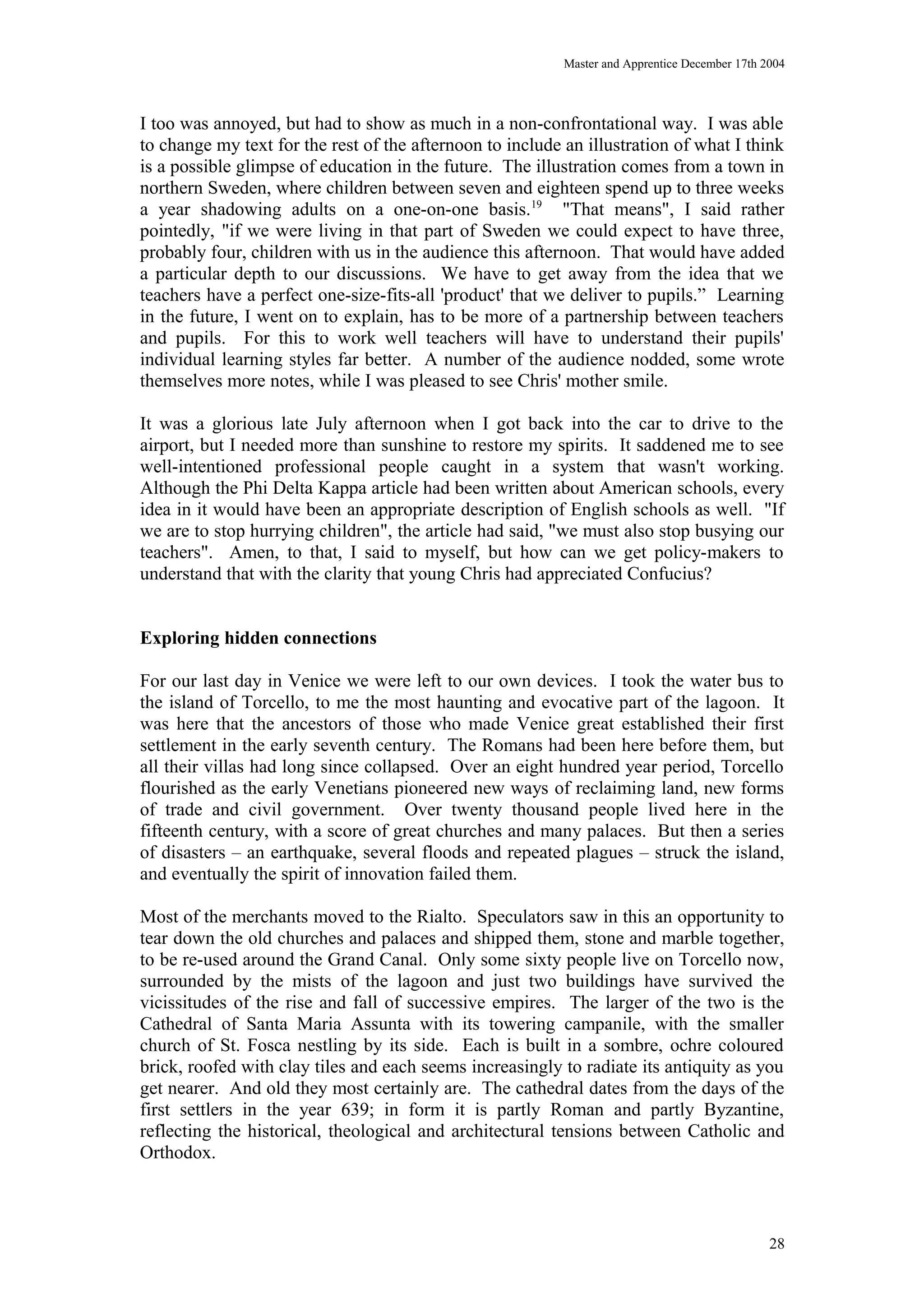 Master and apprentice | DOC