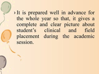 MASTER AND CLINICAL ROTATION PLAN .pptx