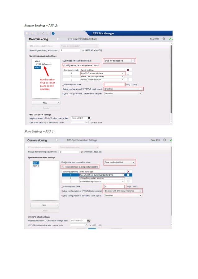 Master and slave config | PDF