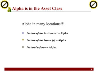 Natural alpha in Convertibles | PDF | Stocks and Bonds | Personal Investing