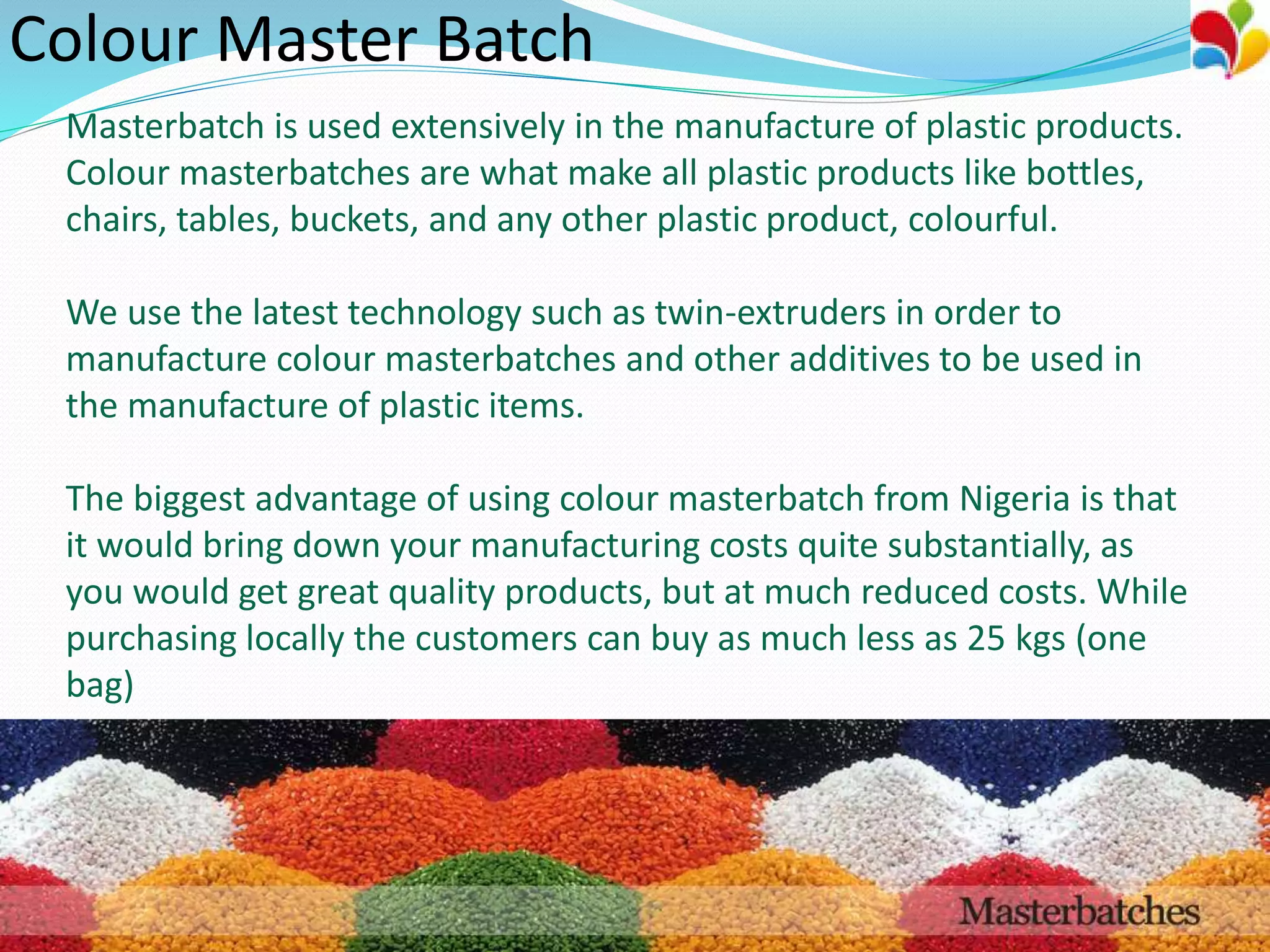 Masterbatch Manufacturer | PPTX