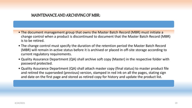 Master batch record,batch production record ,Quality Audit Type and ...