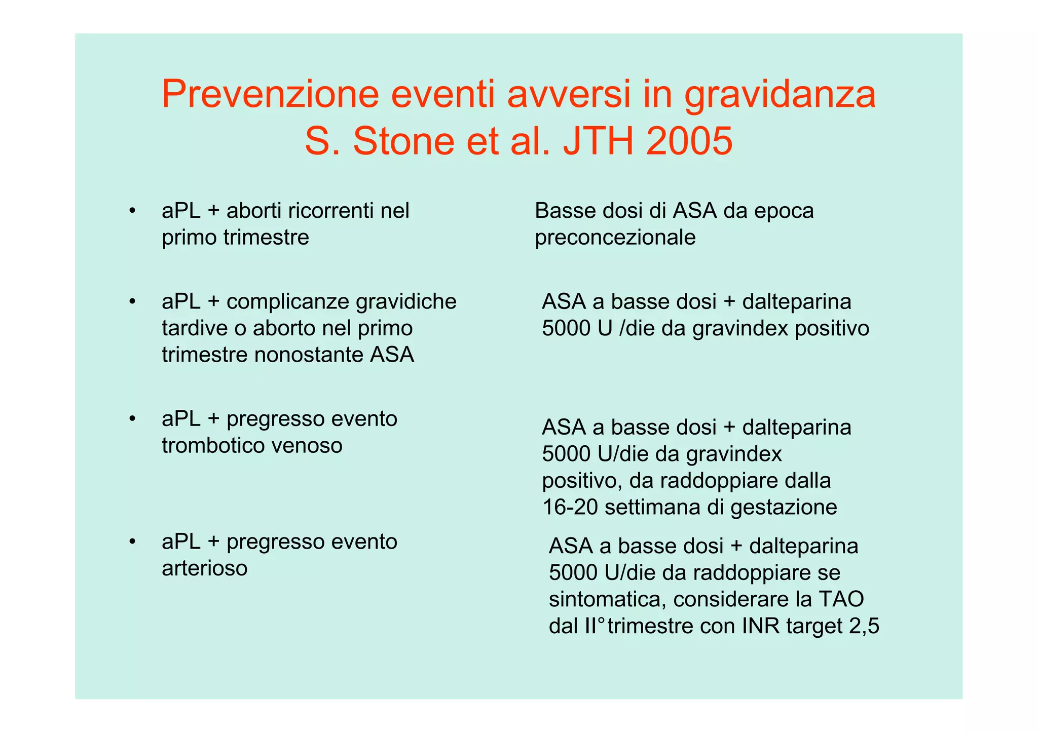 La sindrome da anticorpi antifosfolipidi (APS) | PDF | Blood Disorders ...