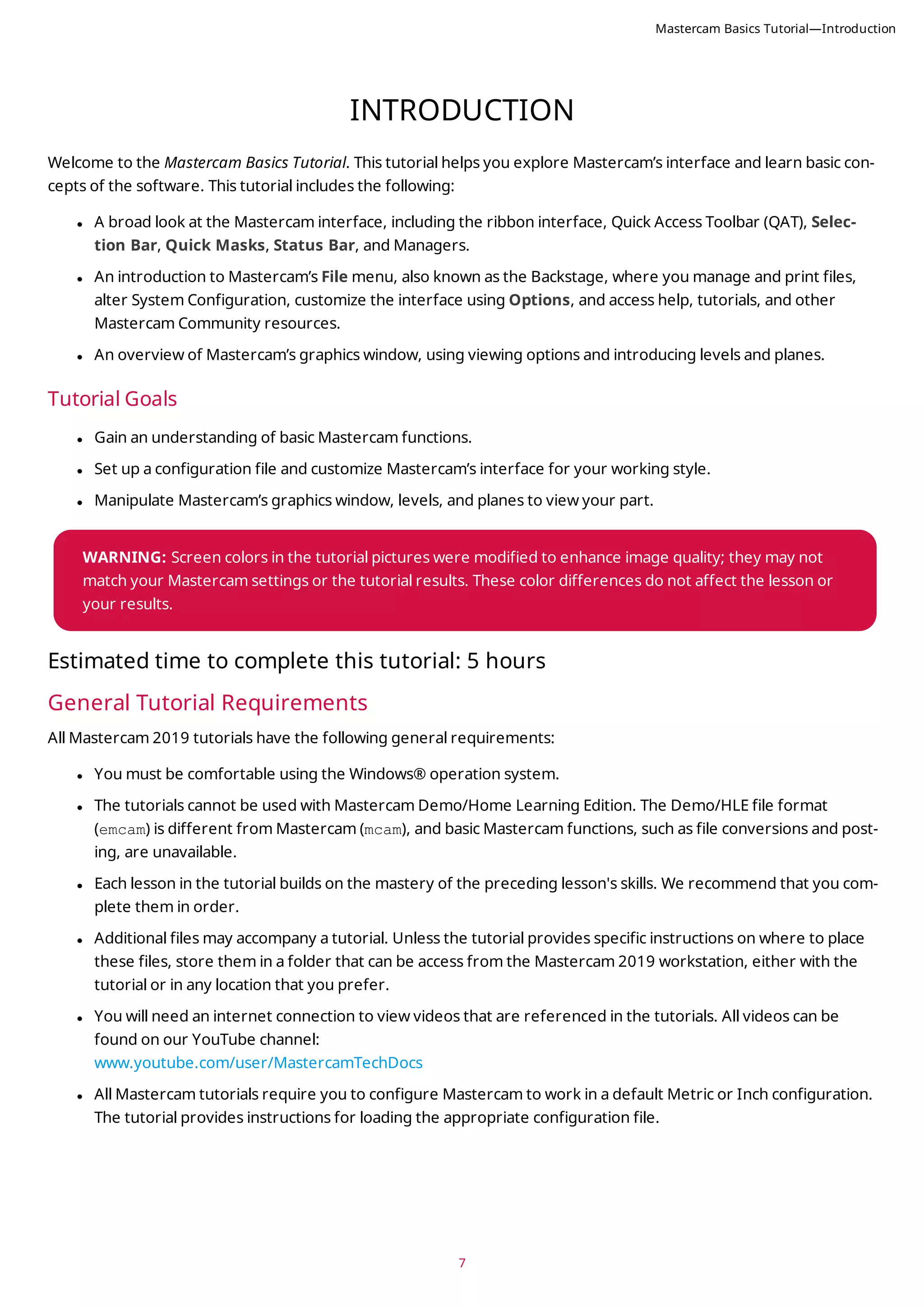 Mastercam basics-tutorial | PDF | Computer Peripherals | Computing