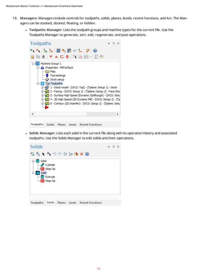 Mastercam basics-tutorial | PDF | Computer Peripherals | Computing