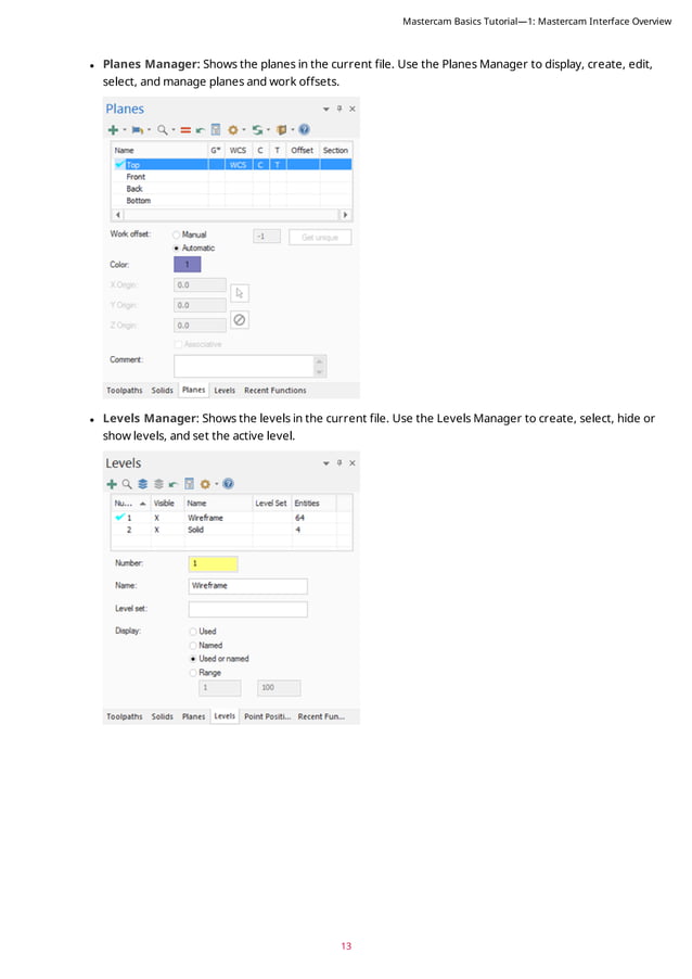 Mastercam basics-tutorial | PDF | Computer Peripherals | Computing
