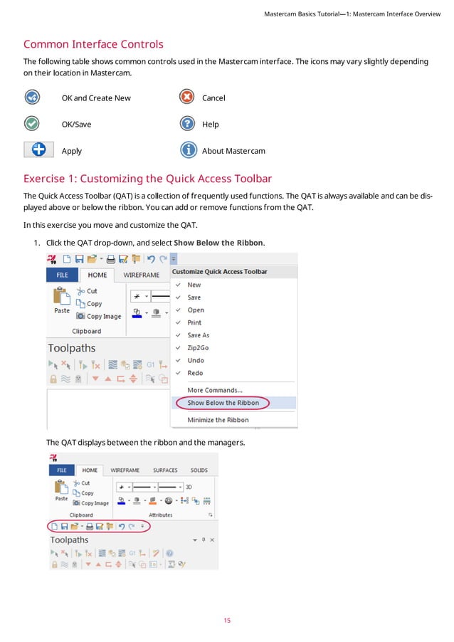 Mastercam basics-tutorial | PDF | Computer Peripherals | Computing