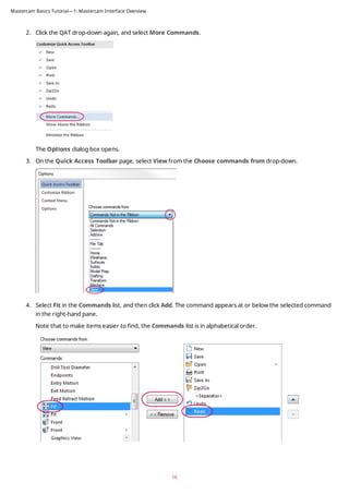Mastercam basics-tutorial | PDF