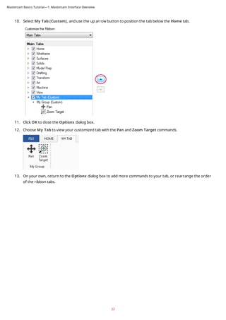 Mastercam basics-tutorial | PDF
