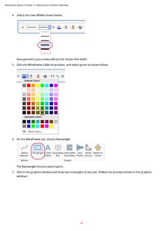 Mastercam basics-tutorial | PDF