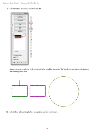 Mastercam basics-tutorial | PDF