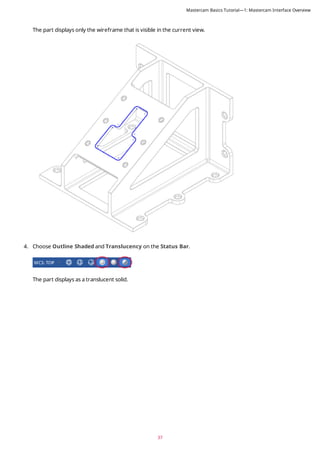 Mastercam basics-tutorial | PDF