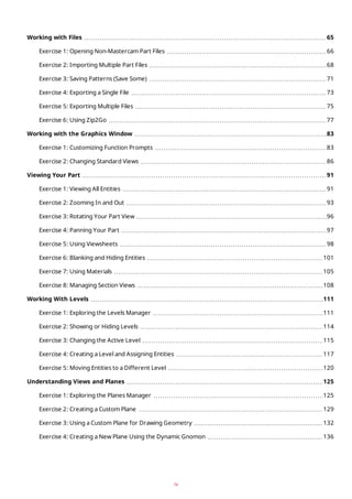 Mastercam basics-tutorial | PDF