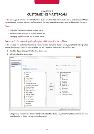 Mastercam basics-tutorial | PDF