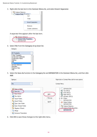 Mastercam basics-tutorial | PDF