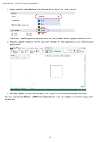 Mastercam basics-tutorial | PDF