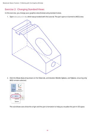 Mastercam basics-tutorial | PDF