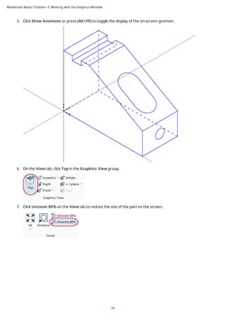 Mastercam basics-tutorial | PDF