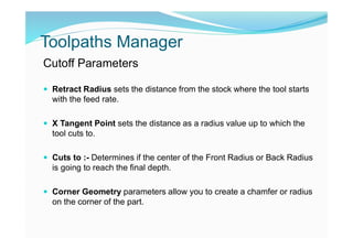 Mastercam lathe tutotial | PDF