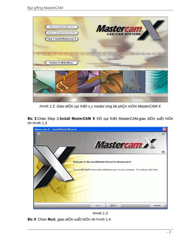 "Thu Vien Sach Co Khi" – Master cam x | PDF