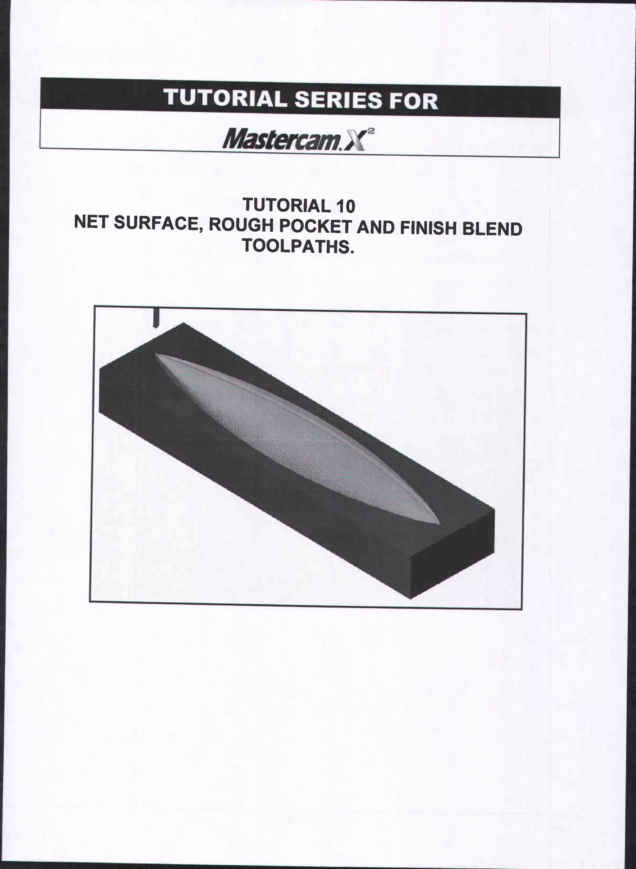 Master Cam X Tutorial 10 Thru 11 Pdf