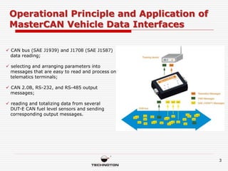 Master can vehicle_data_interface | PPT