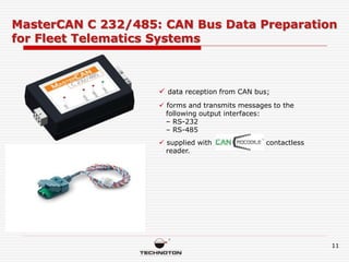 MasterCAN Vehicle Data Interfaces (ENG) | PPTX
