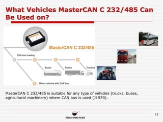 MasterCAN Vehicle Data Interfaces (ENG) | PPTX