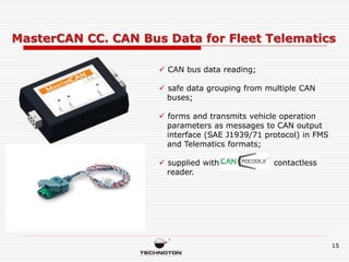 MasterCAN Vehicle Data Interfaces (ENG) | PPTX