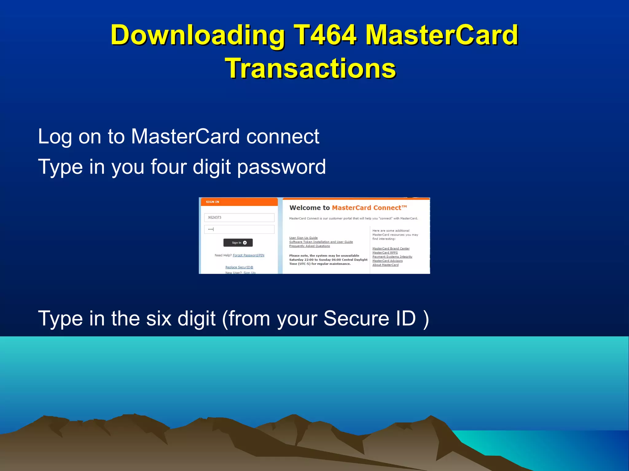 Mastercard t464 acquiring atm transactions reconciliation manual | PPT
