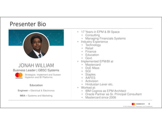 MasterCard Worldwide Drives Performance Using Oracle HPCM | PPT
