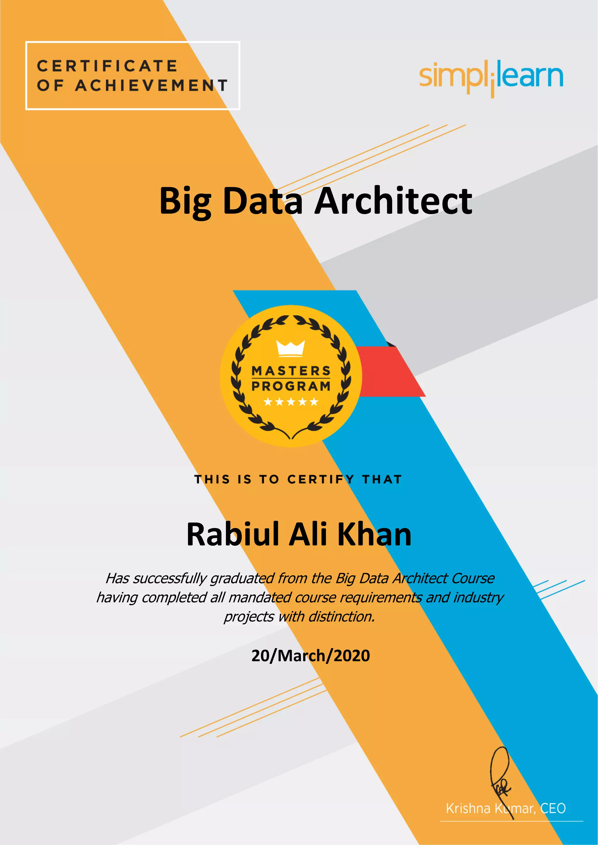 Big Data Architect | PDF